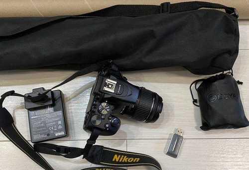 Зеркальный фотоаппарат nikon d5600 kit 18-55vr