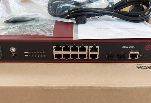 Qtech QSW-3500-10T AC PoE/PoE+ 124Вт