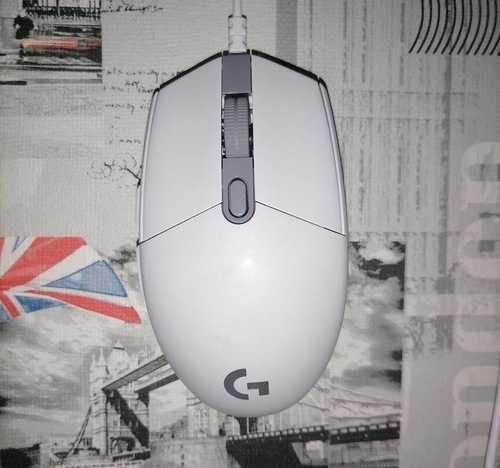 Игровая мышь logitech g102 lightsync white