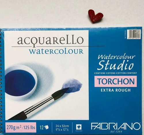 Альбом для акварели Fabriano "Watercolour" 24х32см