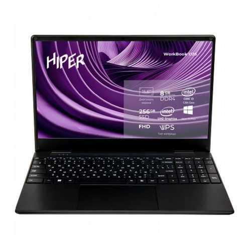 Hiper Workbook U26 U26-15FII3123R8S2WPG Grey 15.6" FHD i3 1215U/8Gb/256ssdgb/Win11Pro