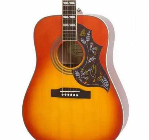 Электроакустическая гитара epiphone hummingbird