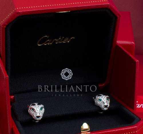 Серьги panthère DE cartier золото 750
