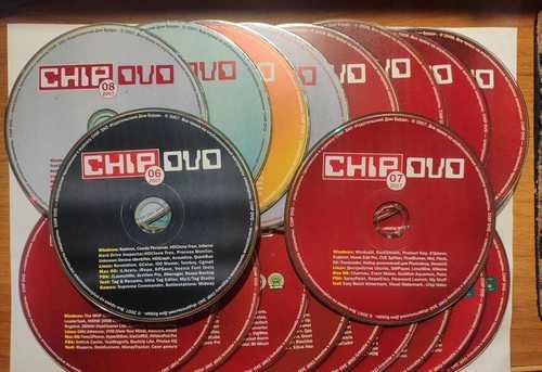 Диски "chip DVD". 06.2007-05.2009. 19 дисков