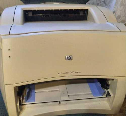 Принтер лазерный hp laserjet 1000 series чб