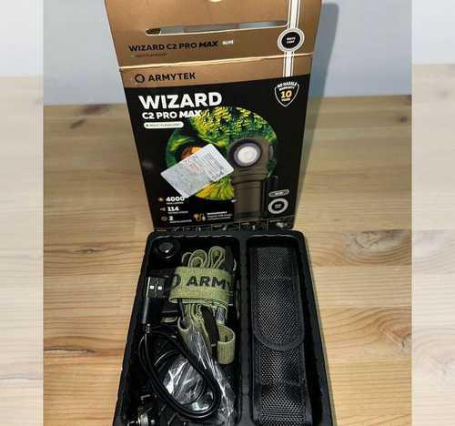 Мультифонарь Armytek Wizard C2 Pro Max Olive