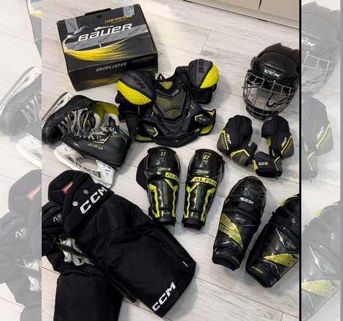 Детский комплект хоккейной формы bauer CCM