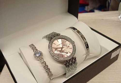 Подарочный набор Michael Kors Часы и браслеты Розо