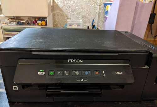 Мфу epson L 3050 цветной, струйный