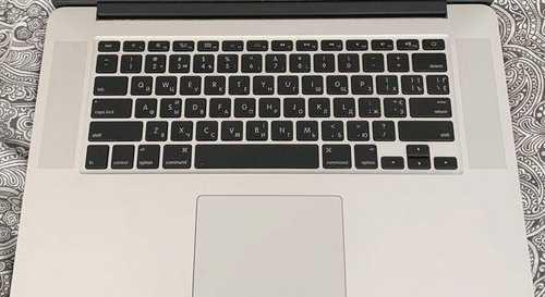 Топкейс в сборе с аккумулятором MacBook Pro A1398