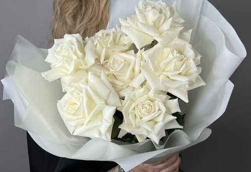 Букет белых французких роз