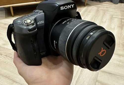 Зеркальный фотоаппарат sony alpha 550