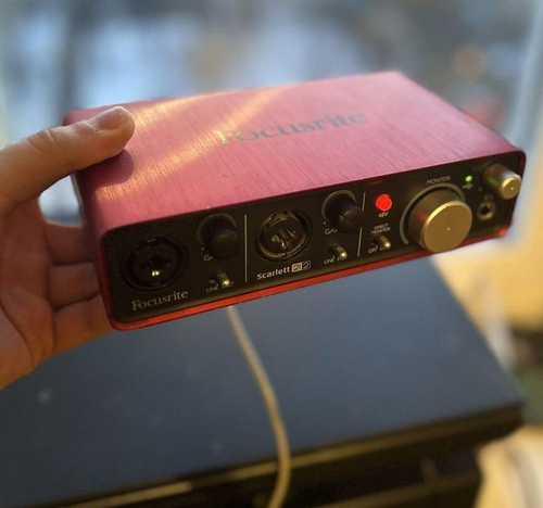 Звуковая карта focusrite scarlett 2i2 2nd gen