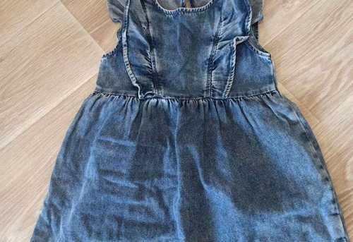 Платье для девочки джинсовое