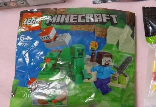 Lego polybag minecraft 30393 конструктор лего