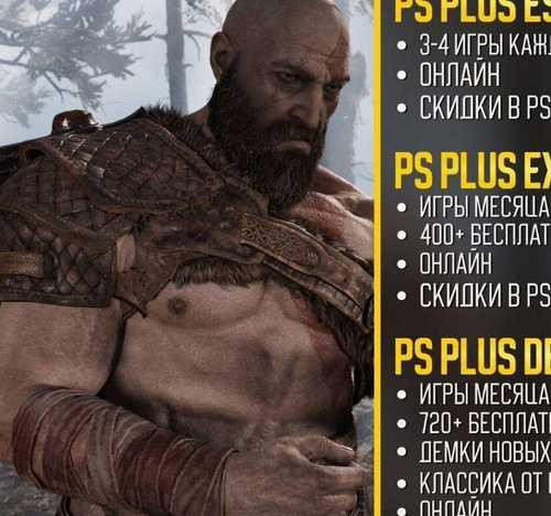 Подписка ps plus 12 мес / Украина