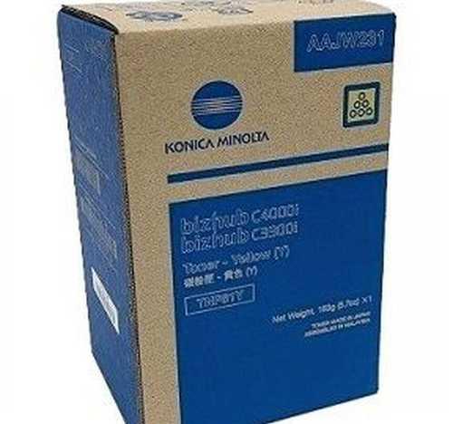 Картридж Konica Minolta TNP80Y желтый оригинальный