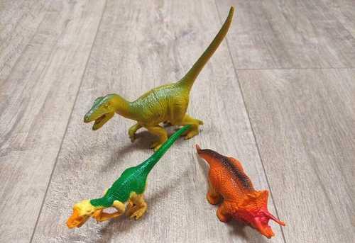 Резиновые игрушки (динозавры)