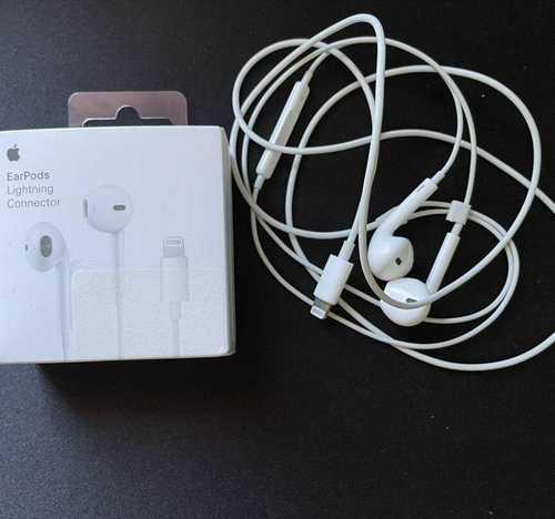 Наушники apple earpods lightning