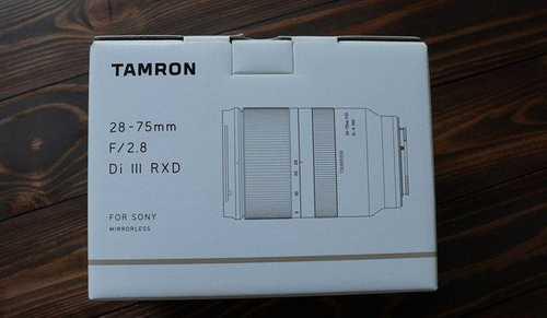 Tamron 28-75 sony