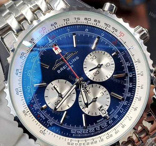 Мужские кварцeвые чaсы c хpoногpaфoм Breitling