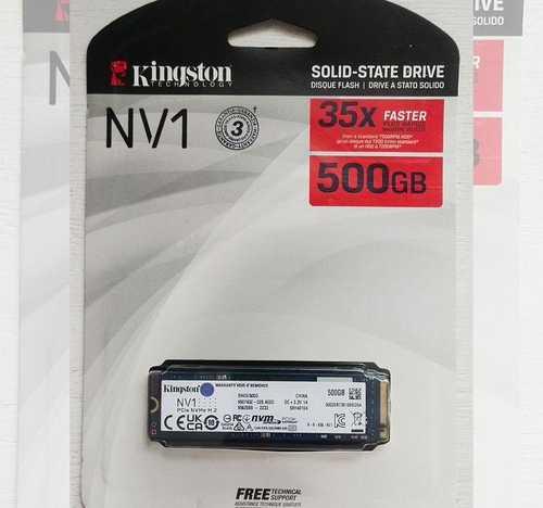 SSD накопитель/диск 500 Gb Kingston NV1, M.2