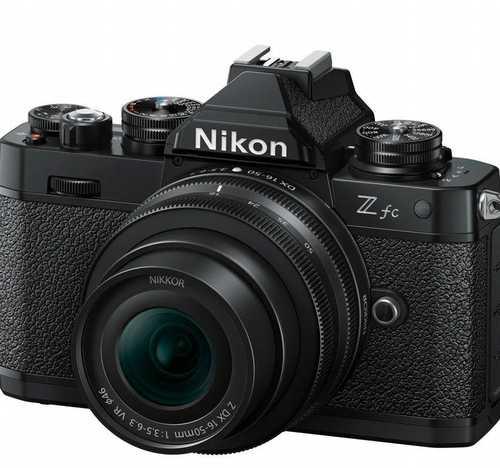 Беззеркальный фотоаппарат Nikon Z fc Kit 16-50 DX VR Black Edition