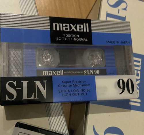 Аудиокассеты Maxell S-LN