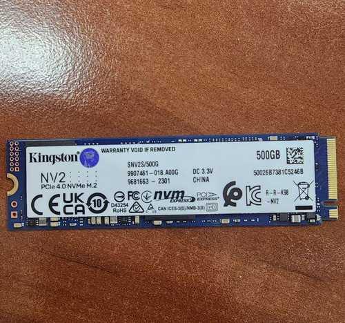 SSD 500гб Kingston NV2