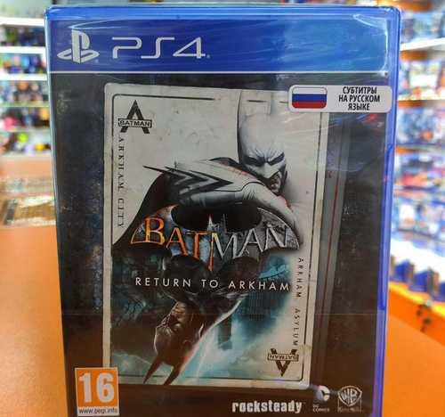 PS4 Игра Batman Return To Arkham (рус суб)