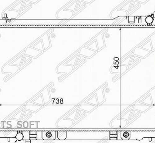 Радиатор охлаждения Инфинити FX45 03