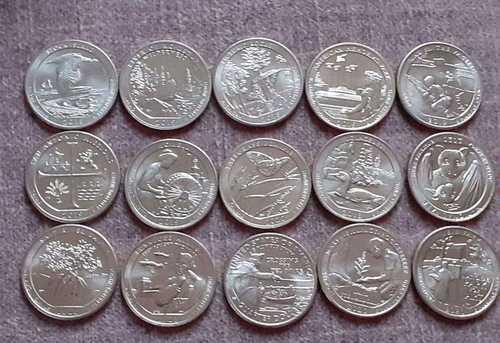 Юбилейные монеты США, 25 центов