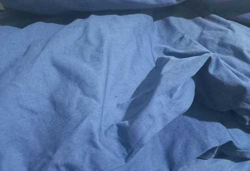 Пуховое одеяло перо полуторка б/у, лёгкое и тёплое