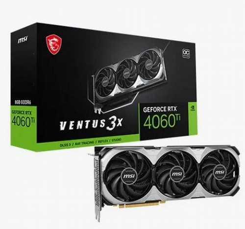 Видеокарта MSI RTX 4060 Ti Ventus 3X