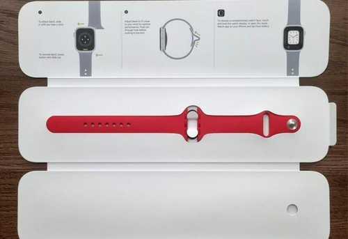 Ремешок для Apple Watch 41мм, размер M/L, красный