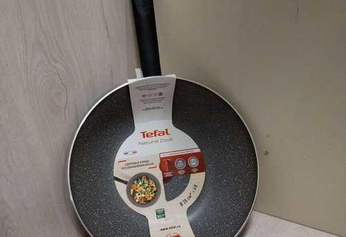 Сковорода вок tefal natural cook, 28 см