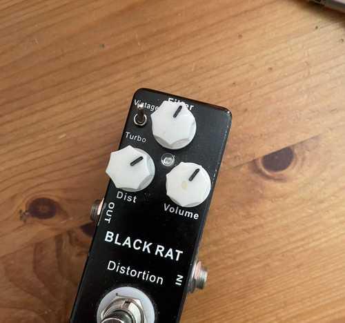 Гитарная педаль дисторшн mosky black rat