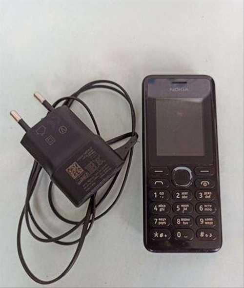 Телефон Nokia 108 на 2 Sim карты. С зарядкой