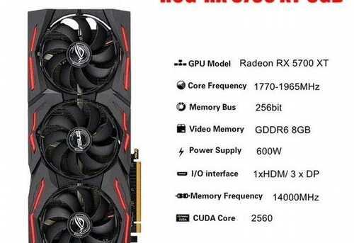 Видеокарта asus ROG strix RX5700XT 8Gb gaming