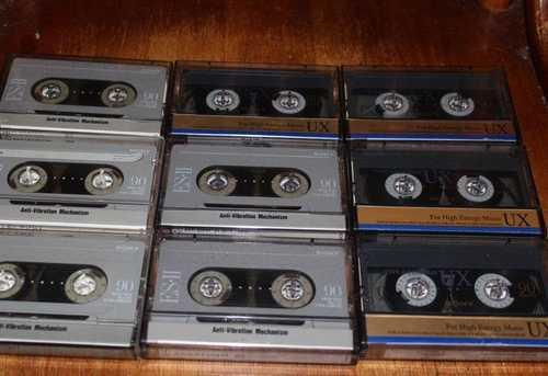 Аудио кассеты sony UX 90 хромовые японские