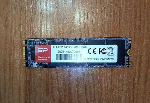 120 гб SSD M.2 накопитель Silicon Power