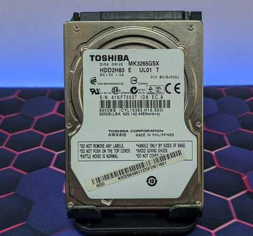 Жесткий диск 320 Gb/2.5"/5400/Toshiba/MK3265GSX