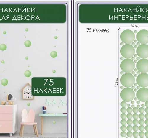 Интерьерные наклейки