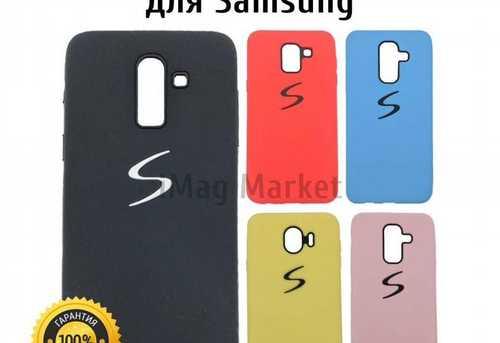 Чехол для Samsung A6 A6+ J4 J6 J8 2018 силиконовый