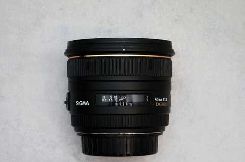 Sigma AF 50mm f/1.4 EX DG HSM EX Canon EF объектив