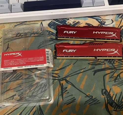 Оперативная память ddr3 16 gb kingston hyperx fury