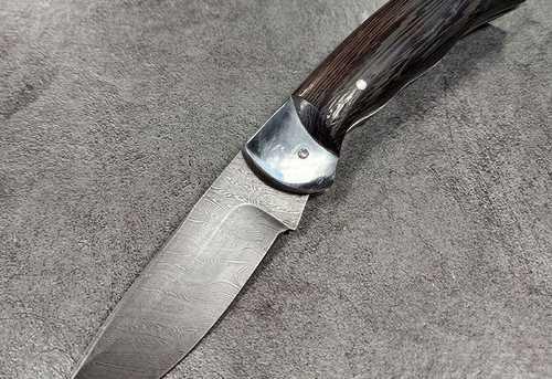 Нож складной Клык ст.Дамаск (Сёмин)