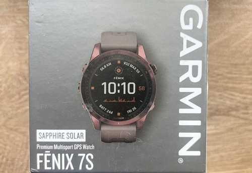 Новые часы Garmin Fenix 7 s sappire solar DLC