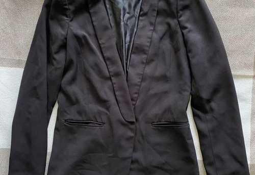 Пиджак женский чёрный жакет H&M