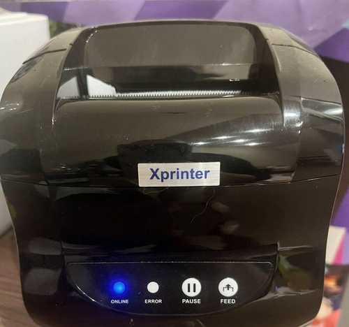 Xprinter Принтер для чеков термо XP365B, черный